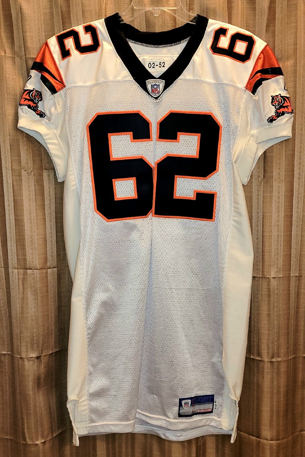 Vintage 2002 Game Jersey Cincinnati Bengals #62 Gutierrez | eBay