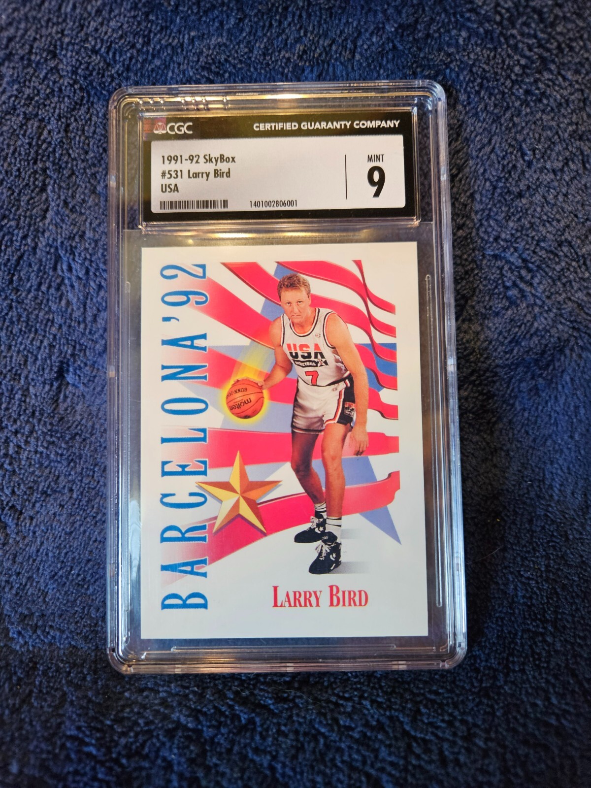 Larry Bird, Boston Celtics, '91/'92 Skybox, Team USA Barcelona '92 ...