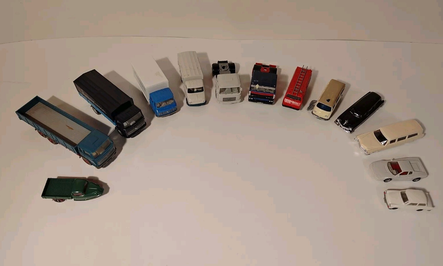 HO Scale Lot Of 13 Wiking Busch Vehicles Trucks Cars Vans Lorry Cab | eBay