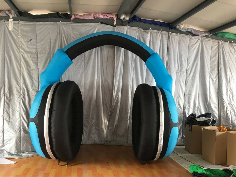 BLUE Giant Inflatable Headphone for DJ BOOTH, Party Rental !! | eBay