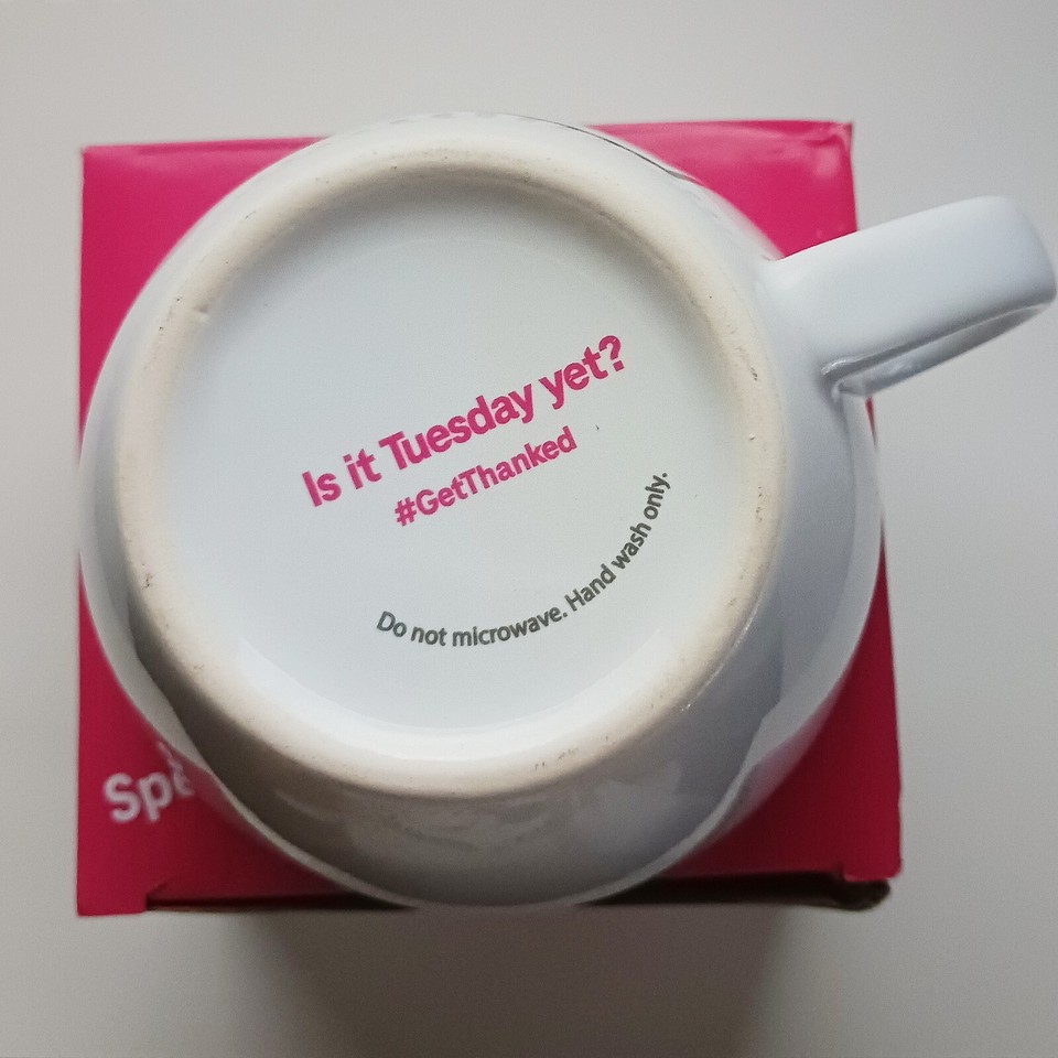 T-Mobile Tuesdays Mug Hearts Love Coffee Cup with Handle NEW | eBay