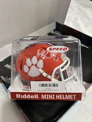 William "The refrigerator" Perry Signed Clemson Tigers Mini Helmet JSA ...