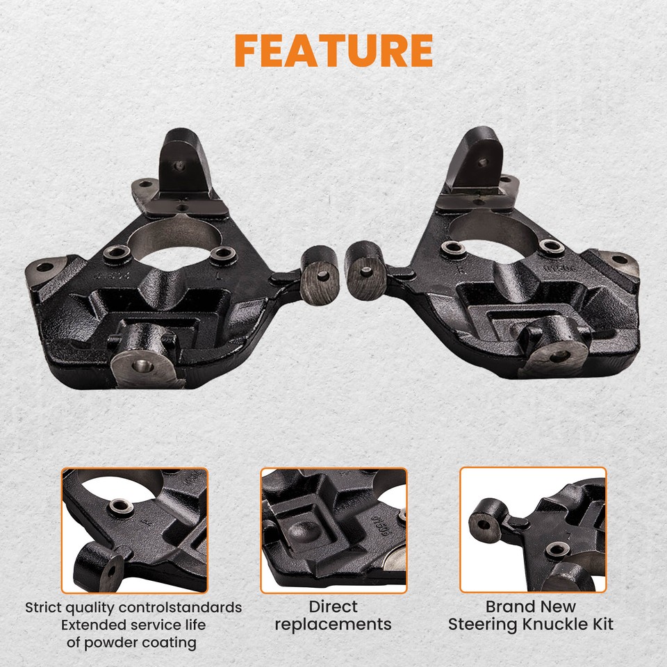 2" Drop Lowering Spindles Kit for Chevy GMC Silverado Sierra 1500 2WD ...