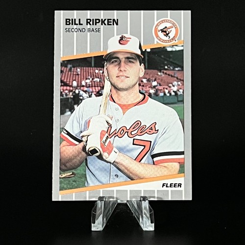 Bill Ripken 1989 Fleer Baseball FF Error Black Box Rookie Card RC #616 ...