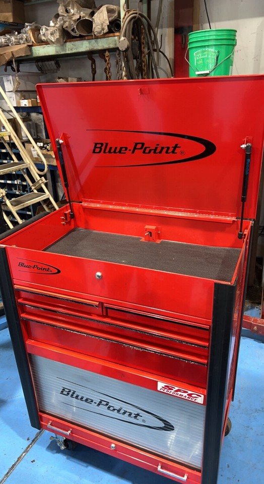 Red Bluepoint roll cart, (slightly used) model # KRBC100BN | eBay
