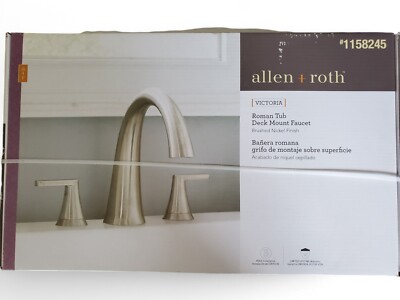 Allen+Roth Victoria Roman Tub Deck Mount Faucet | eBay