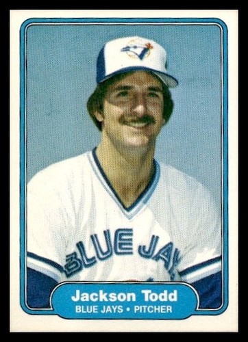 1982 Fleer #623 Jackson Todd Toronto Blue Jays Baseball card | eBay