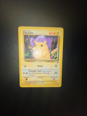 Pokémon TCG Pikachu Base Set 2 87/130 Regular Unlimited Common | eBay