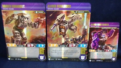 Transformers War for Cybertron Siege 2x Raider Hugger, Runabout ...