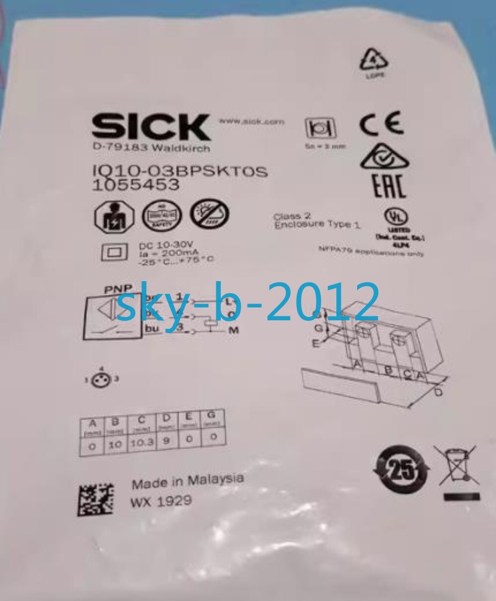 1 PCS NEW SICK IQ10-03BPSKT0S sensor 1055453 | eBay.de