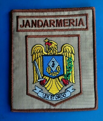 Military Patch Iraq Afghanistan Jandarmerie Romanian desert camo Army ...