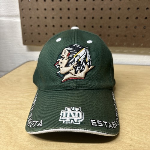 North Dakota Fighting Sioux Baseball Hat Cap Green UND College | eBay