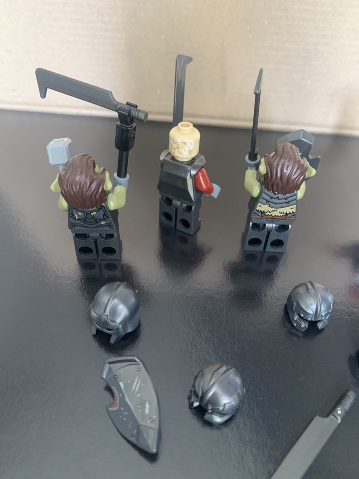 LEGO LOTR 5x Orc Minifigures, including Gothmog And Acc from 10333 ...