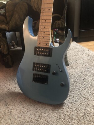 7 String Electric Guitar - Light Blue | eBay