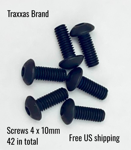 Traxxas Hex Drive Button-Head Machine Screws 4 x 10 mm 6-Pack 42 in ...