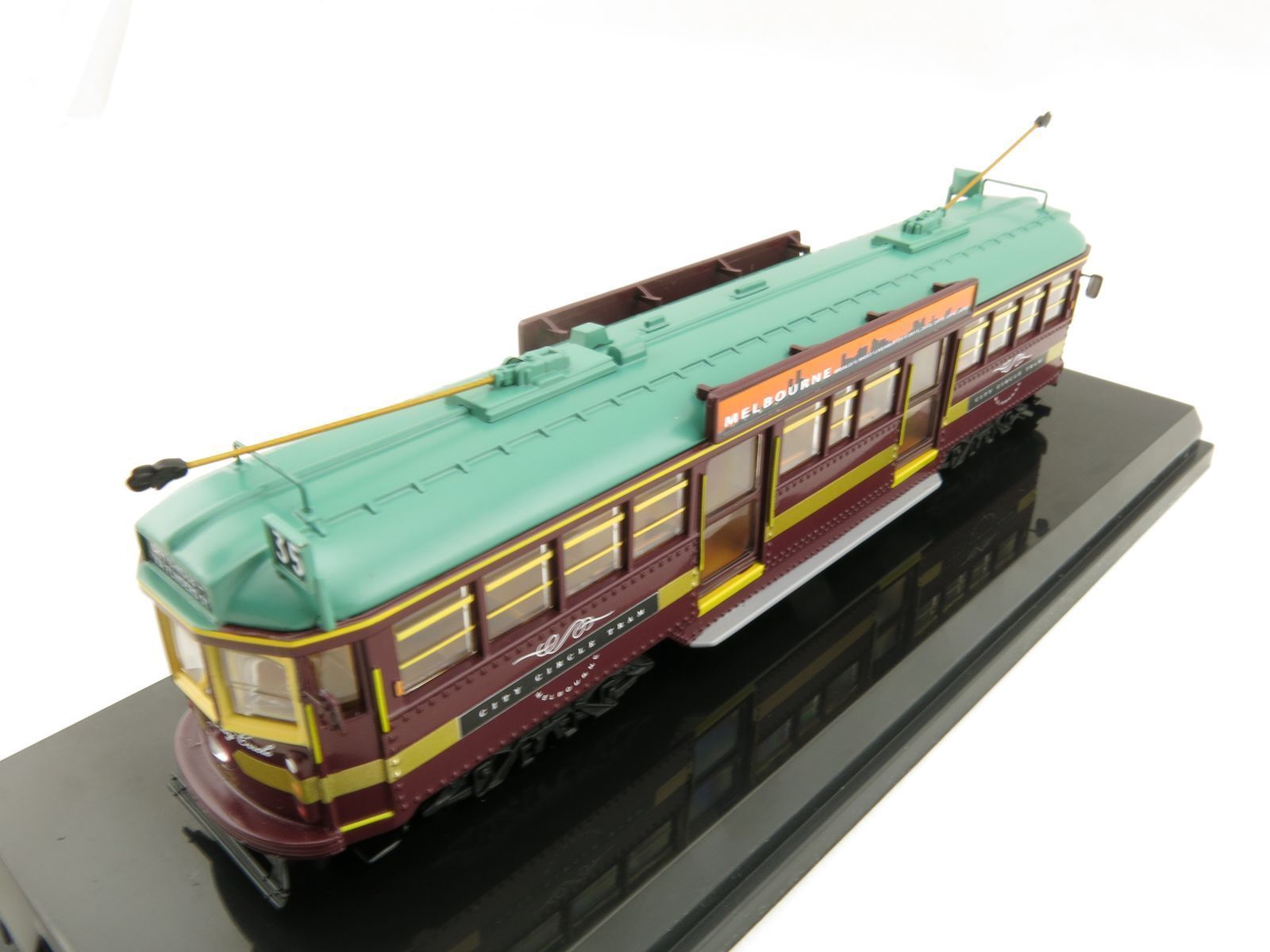 Cooee Static W6 CLASS DIECAST MELBOURNE TRAM CITY CIRCLE LINE LUCKY NO ...