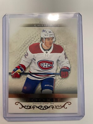 2021-22 Upper Deck Artifacts - Rookies Rose Gold #180 Cole Caufield (RC ...