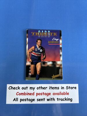 1995 Select AFL Trading Card Series 1 Tribute TC4 Doug Hawkins Western ...