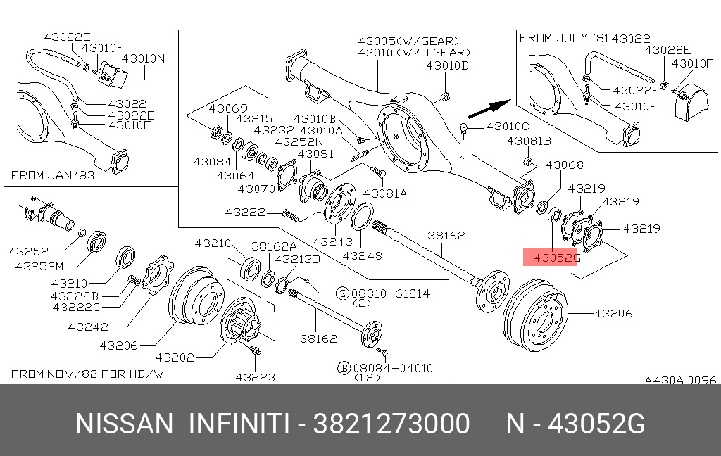 Genuine OE Seal Oil Rear 3821273000 , 38212-73000 | eBay