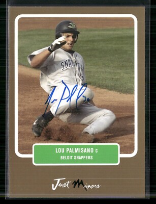 2004 Just Minors Just Prospects #67 Lou Palmisano Gold Auto /50 ...