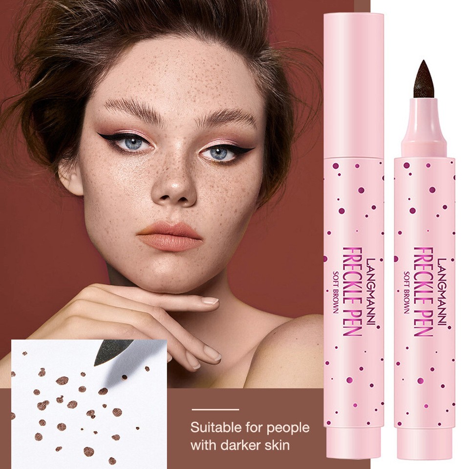 Faux Freckle Pen Stamp Waterproof 2 Colors Natural Soft Dot Sunkissed ...