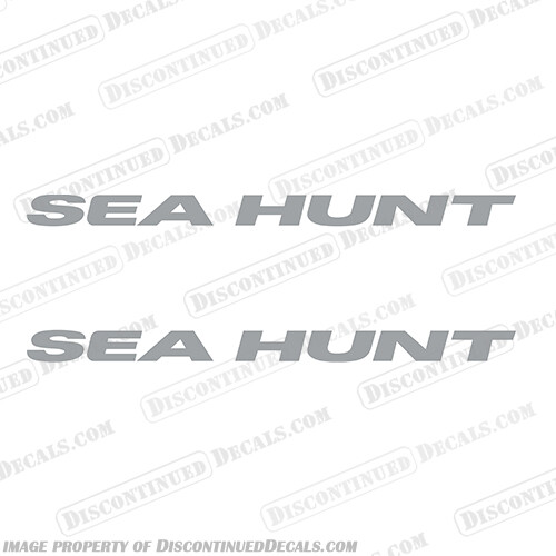 Fits New Style " Sea Hunt " Boat Decals 1 - Color 30" Long | eBay