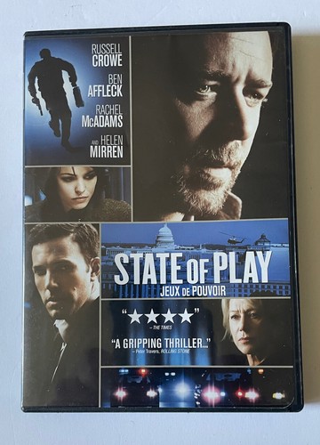 State Of Play 2009 DVD Russell Crowe Ben Affleck Rachel McAdams ...