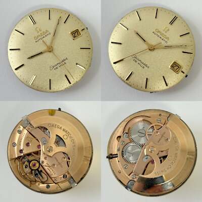 Omega Cal 563 Watch Parts Movement Calendar Disk Fork Wheels Springs ...