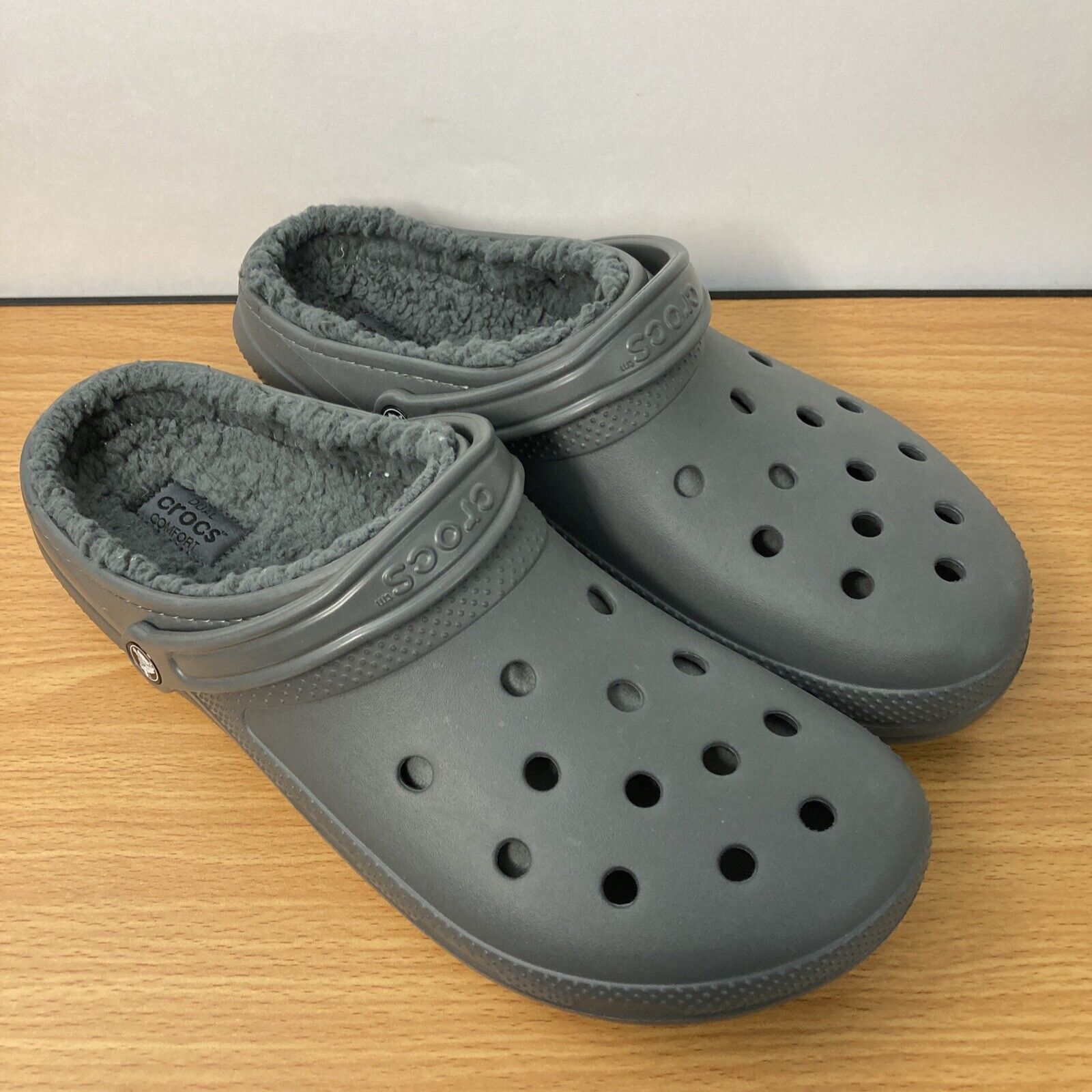 Crocs Clogs Classic Faux Fur Lined Men's Size 15 Dual… - Gem