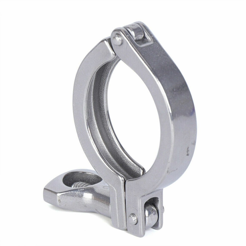 20Pack 1.5" Tri Clamp Clover Sanitary Fits 50.5MM OD Ferrule Stainless ...