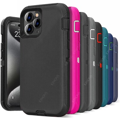 [Ultra Rugged] Military Grade Case for iPhone 17 16 15 Pro Max - Full ...
