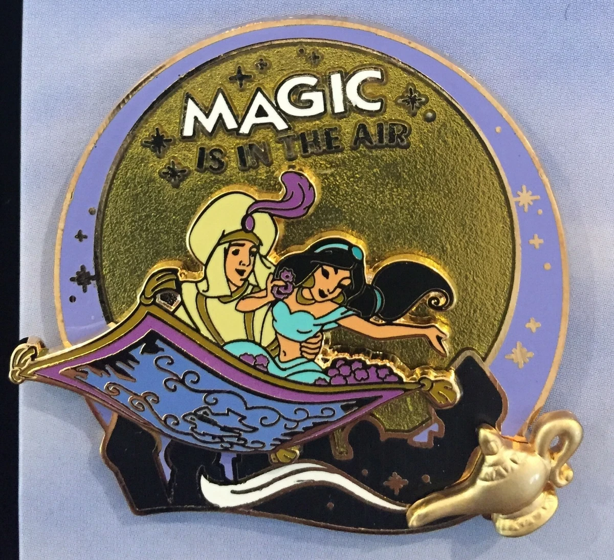 Aladdin And Jasmine On Carpet Silhouette