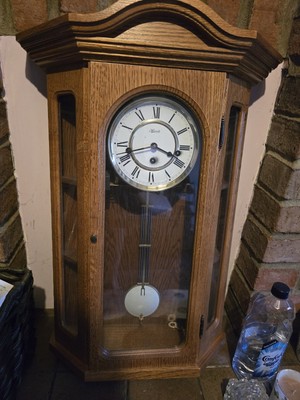 Hermle Westminster Wind Up Wall Clock With Chime Comes With Key Working ...