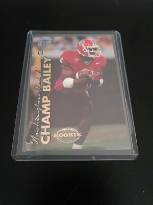 Champ Bailey 1999 Fleer Tradition Rookie Card #251 NFL HOF Georgia ...