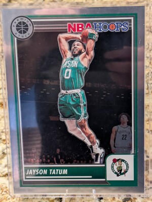 2023-24 NBA Hoops Premium Stock- Jayson Tatum- Oversize Box Topper 5x7 ...