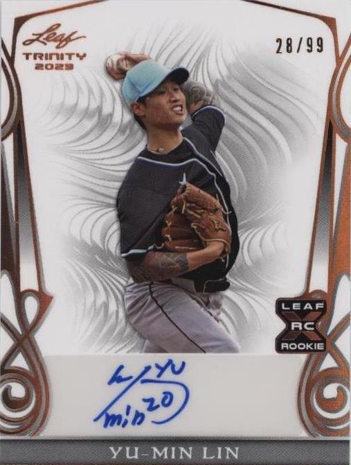 2023 Leaf Trinity - Yu-Min Lin #BA-YML Bronze /99 (AU, RC) for sale ...