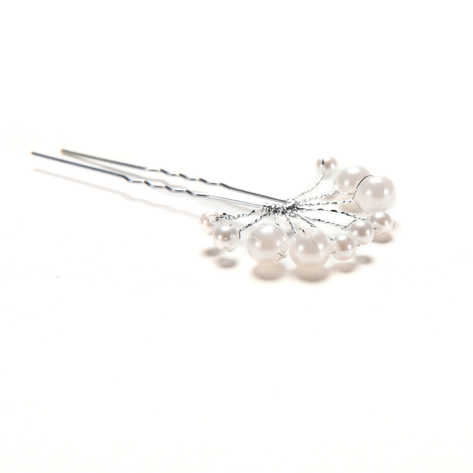 Crystal Diamante Pearl Flower Bridal Wedding Prom Hair Pins Clips HTB ...