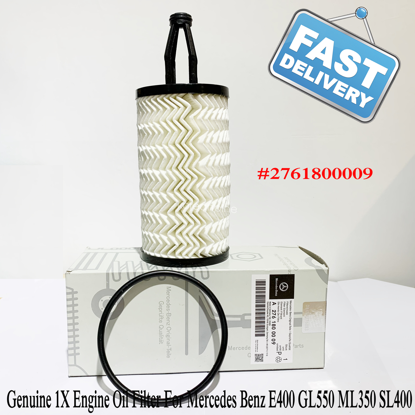 Mercedes-Benz Engine Oil Filter Genuine Original OE Germany 2761800009 ...