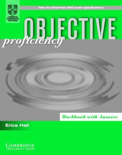 Objective Ser.: Objective Proficiency Workbook with Answers by Erica ...
