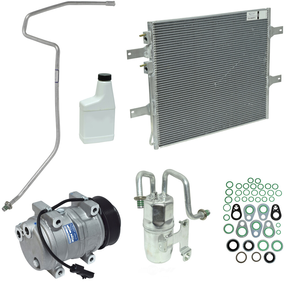 A/C Compressor Kit-Compressor-condenser Replacement Kit UAC KT 4728A ...