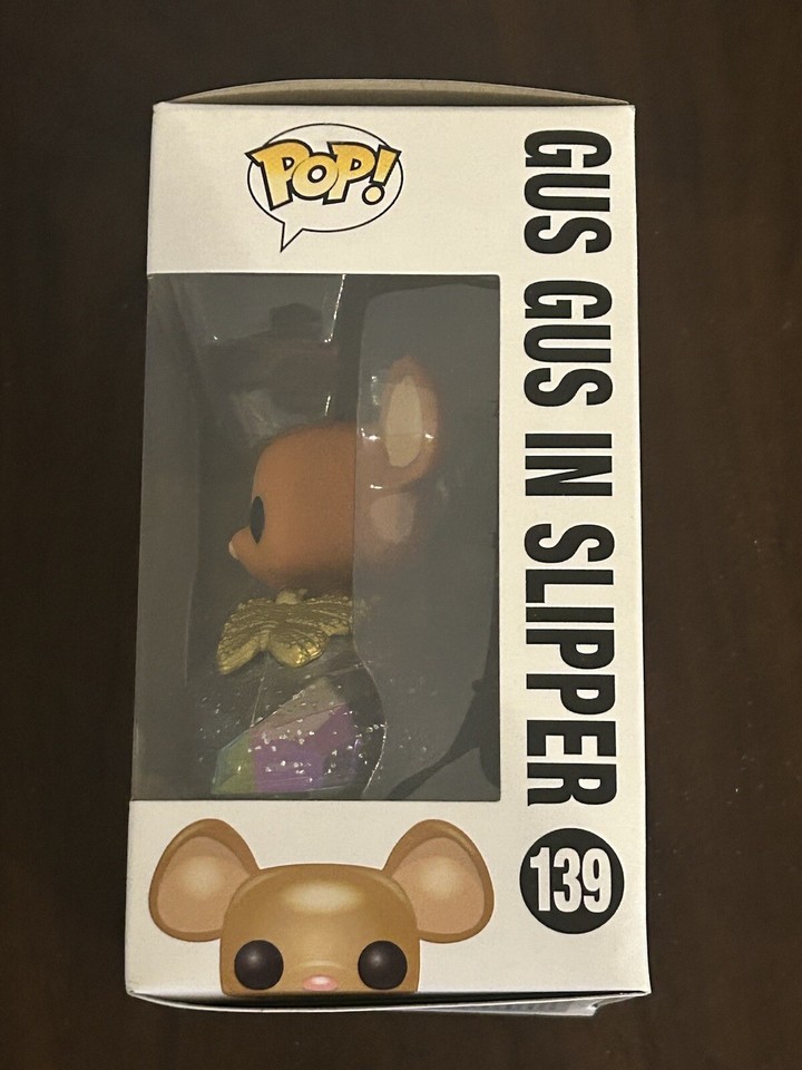 FUNKO POP GUS GUS IN SLIPPER GLITTER HOT TOPIC EXCLUSIVE DISNEY ...