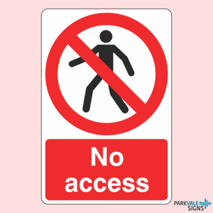 No Access Signs | eBay