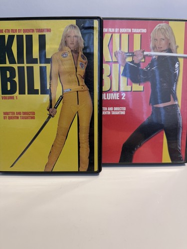 Kill Bill DVD Set Vol 1 and Vol 2 Uma Thurman Quentin Tarantino | eBay