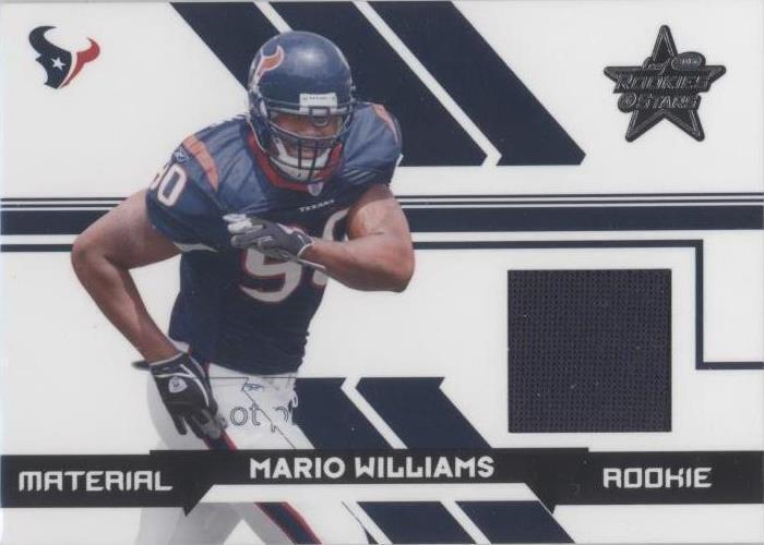 2006 Leaf Rookies & Stars - Rookie Mario Williams #268 /799 (MEM, RC ...