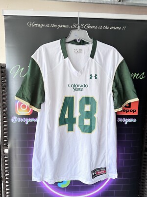 Authentic CSU Rams Colorado State #48 Under Armour NCAA College ...