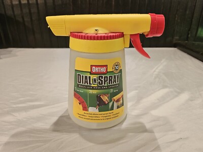 Vintage Ortho Dial N Spray Multi-Use Hose-End Plastic Garden Lawn ...
