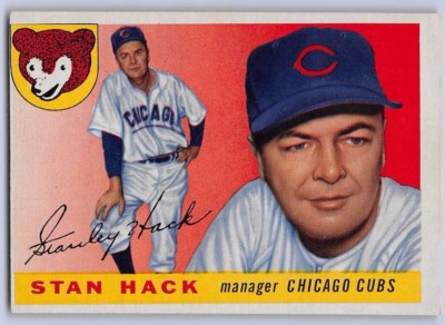 1955 STAN HACK - Topps "ROOKIE" Baseball Card # 6 - CHICAGO CUBS | eBay
