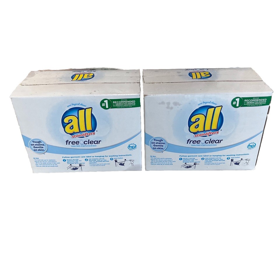 All Free & Clear Powder Laundry Detergent, Sensitive Skin, 52 oz, 40 ...
