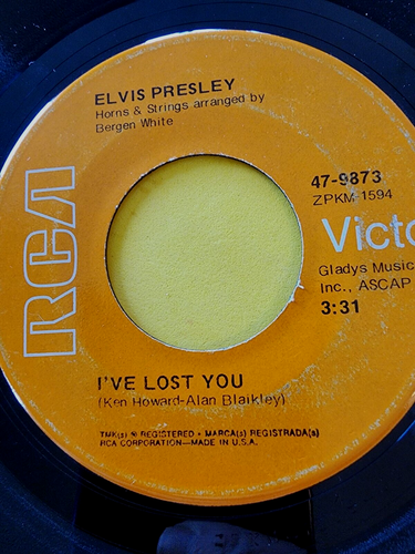 ELVIS PRESLEY: I'VE LOST YOU / THE NEXT STEP IS LOVE VG+RCA VICTOR 47 ...