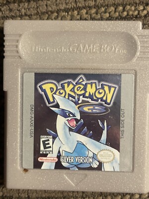 Pokémon: Silver Version (Game Boy Color, 2000) Authentic, Untested ...